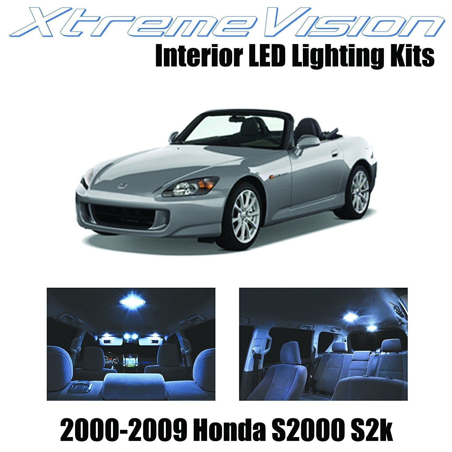 XtremeVision LED for Honda S2000 S2K 2000-2009 4 Pieces Cool White ...