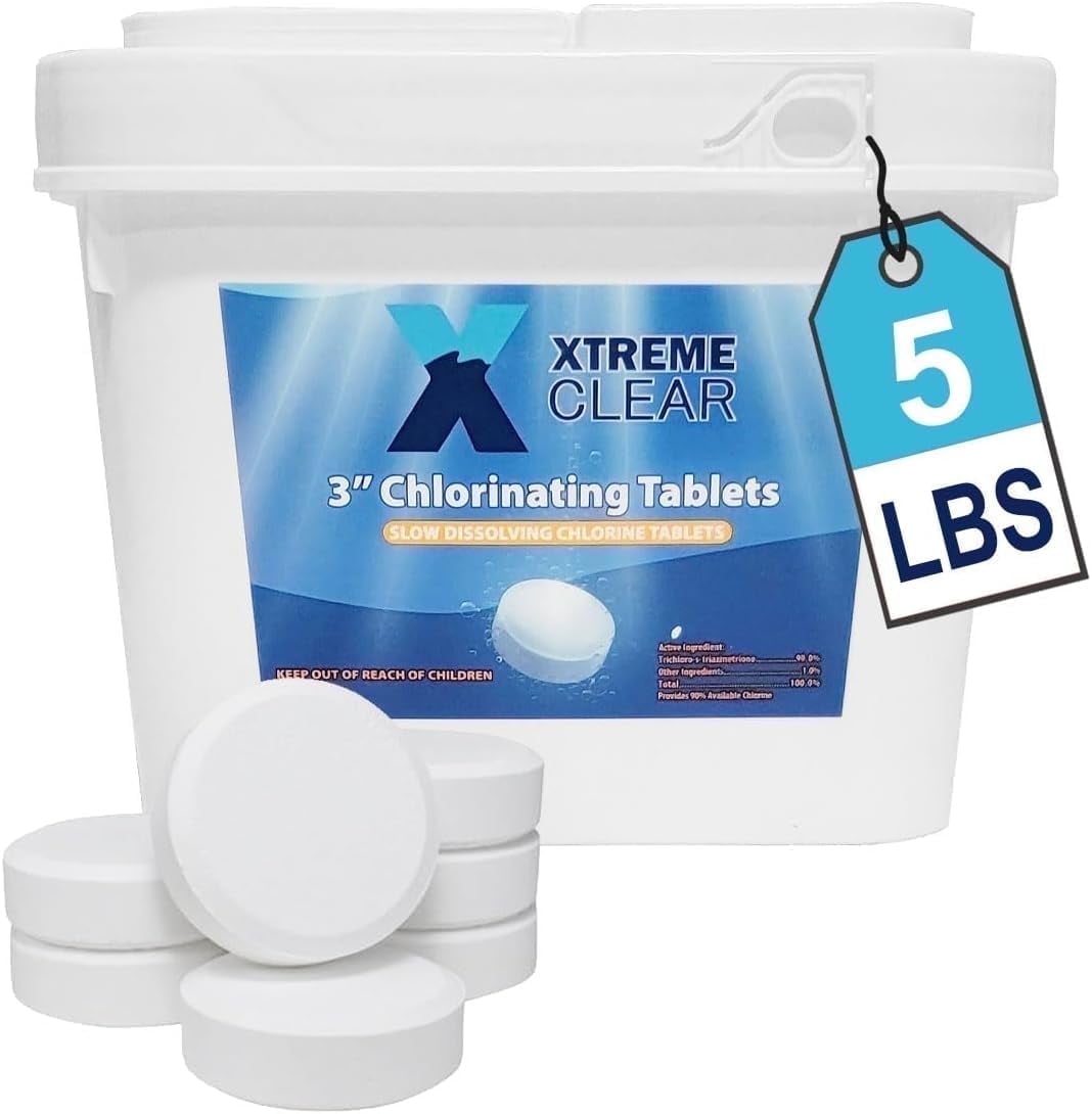 XtremepowerUS XtremeClear 3" Stabilized Chlorine Tablets for Pool or ...