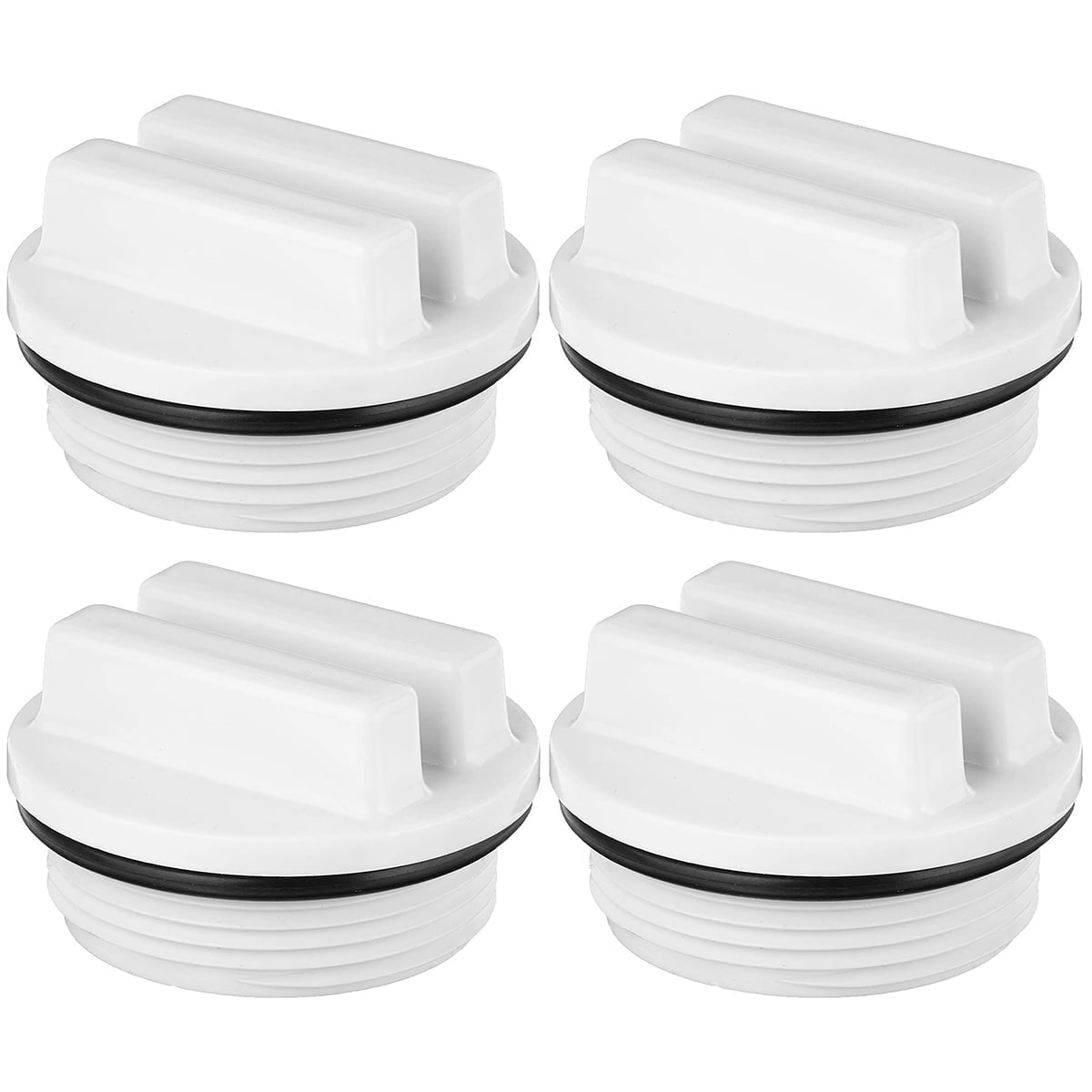 XtremepowerUS 1.5" Threaded Pool Spa Return Line Winterizing Plug & Pool Filter Drain Plug ...