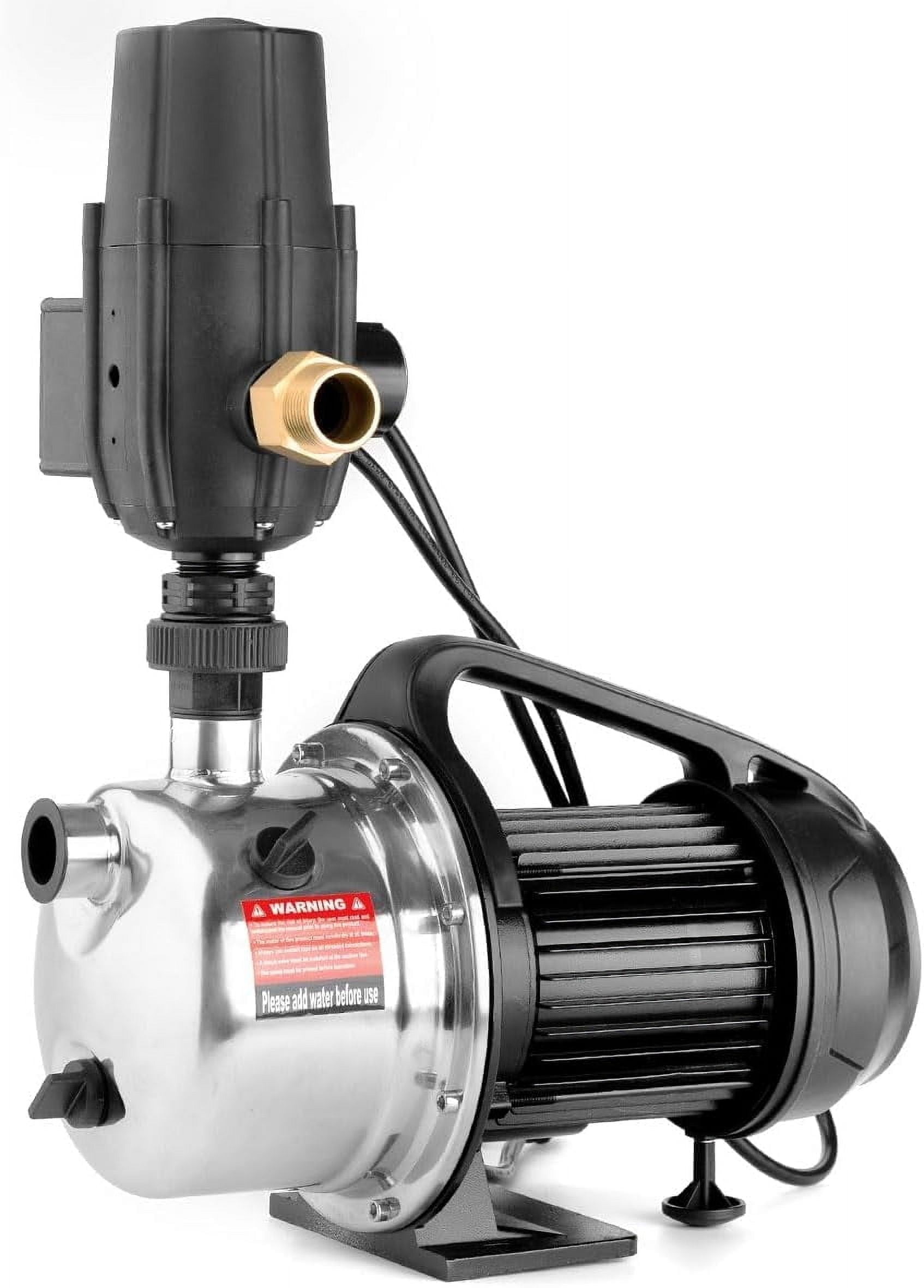 XtremepowerUS 1.6HP Portable Shallow Well Pump, 1268 GPH 120V With ...