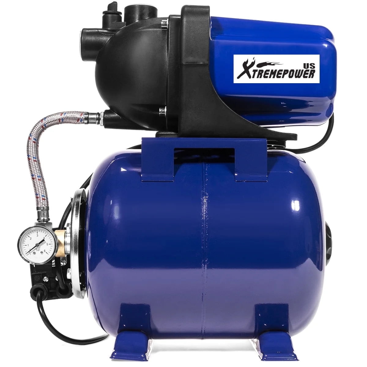 XtremepowerUS 1.6HP Shallow Well Pump Tank, Utility Pressure ...