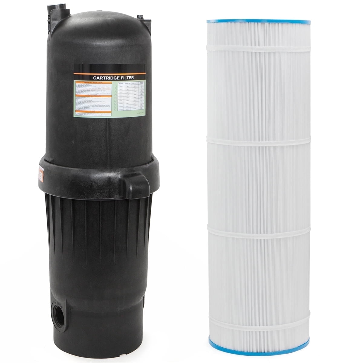 XtremepowerUS Pro-Clean In-Ground Pool Cartridge Filter, 120 sq. ft ...