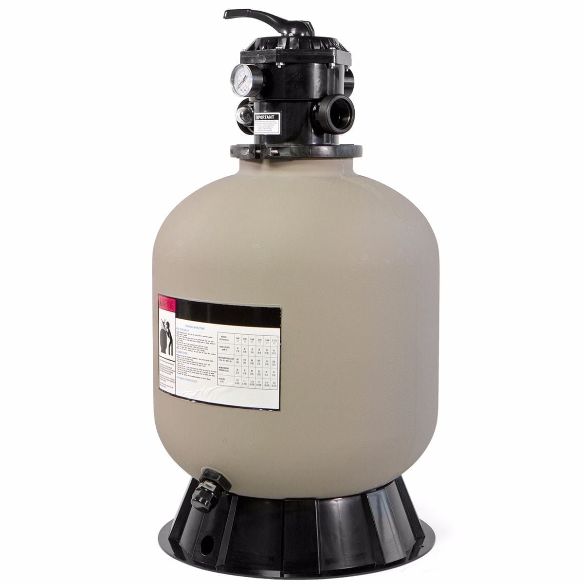 Free Shipping! XtremepowerUS 19" 7-Way Valve Port Inground / Above ...