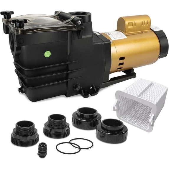 XtremepowerUS 1HP 230v Super Pump Single Speed In-Ground Pool Pump 2 ...