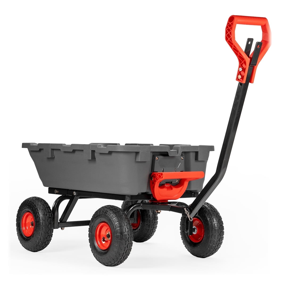 XtremepowerUS Garden Cart, 800 Pound Capacity, 10" Tires, Heavy Duty ...