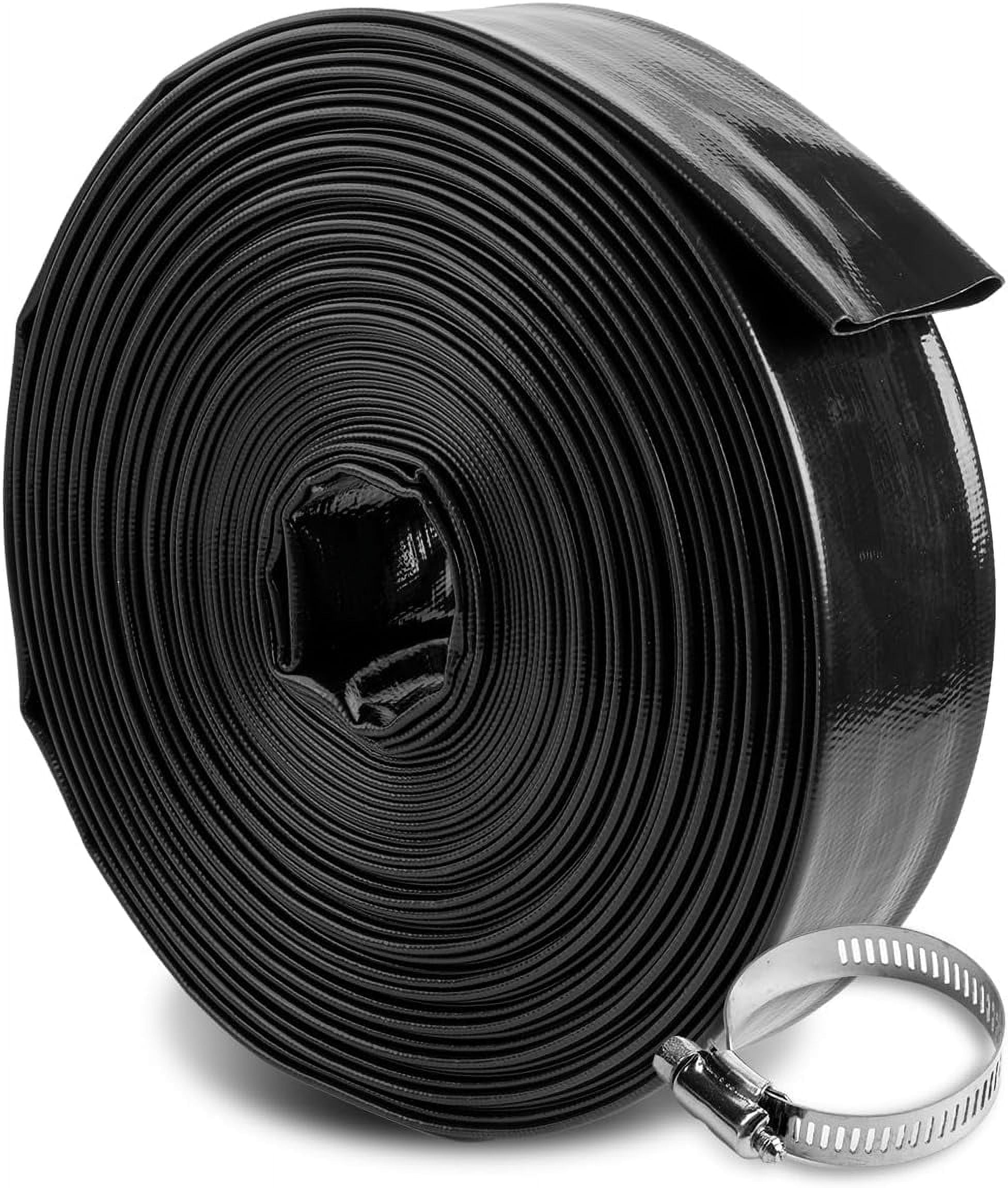 XtremepowerUS Pool Backwash Hose 2" x 100' Extra Heavy Duty Pool Drain ...