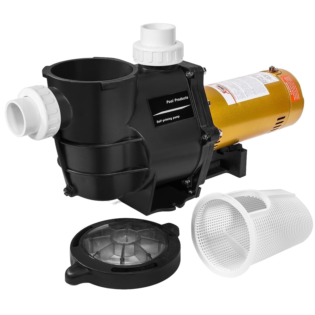 XtremepowerUS 2HP In-Ground Pool Pump with Dual Watt, High Flow and ...
