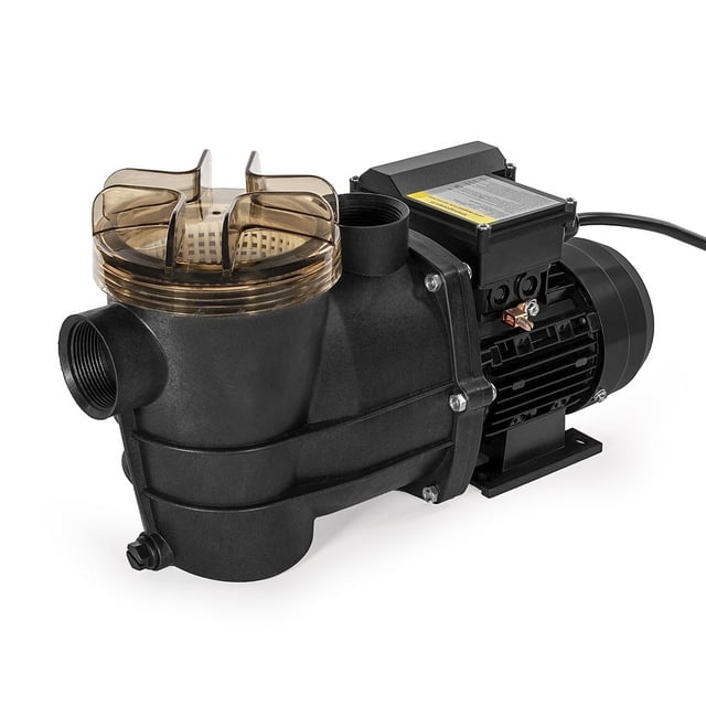 XtremepowerUS Aboveground Inground Pool Pump, 3/4HP 115V Single Speed ...
