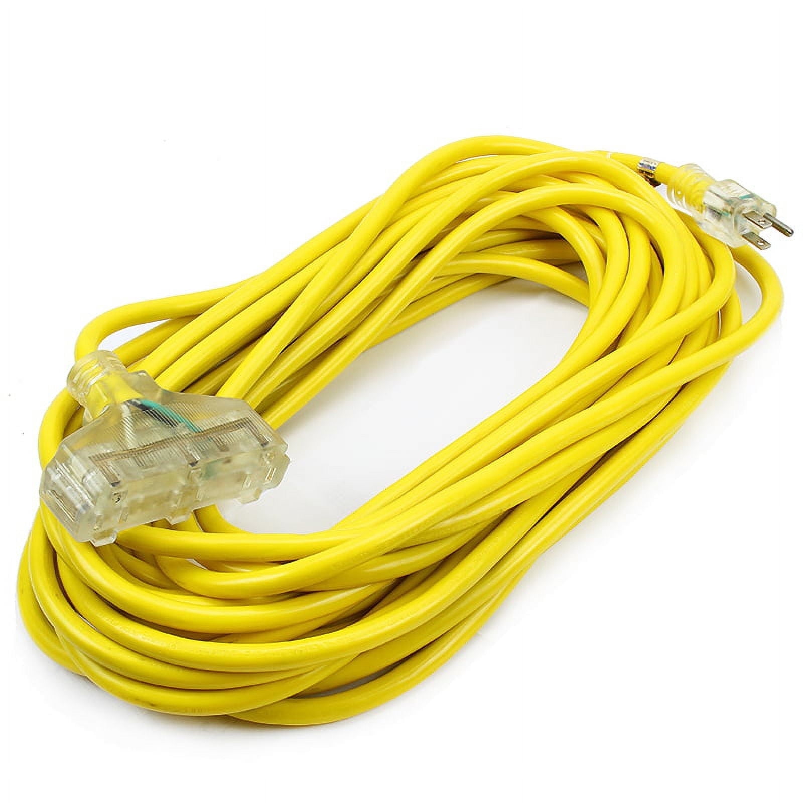 Stark USA 50ft Heavy Duty Outdoor Extension Cord, 12/3 SJTW, 3 Prong ...