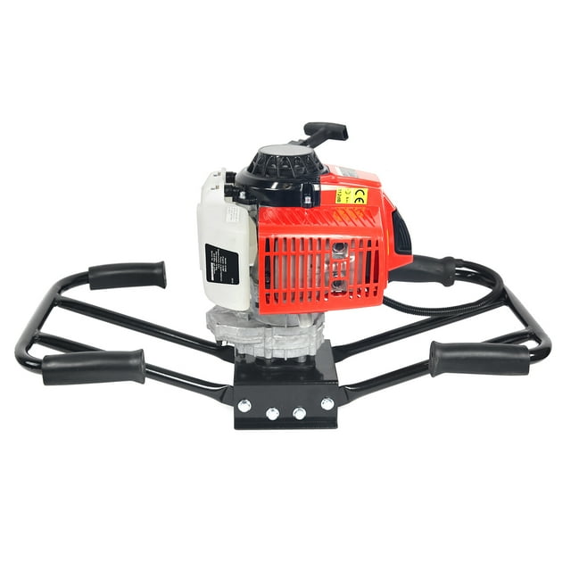 XtremepowerUS 63CC 2-Man Post Hole Digger Gasoline Powered Earth Auger ...