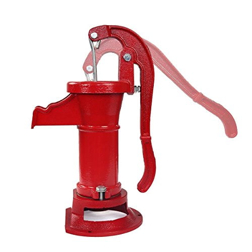 XtremepowerUS 71004 Operated 25 ft. Antique Pitcher Hand Water Pump ...