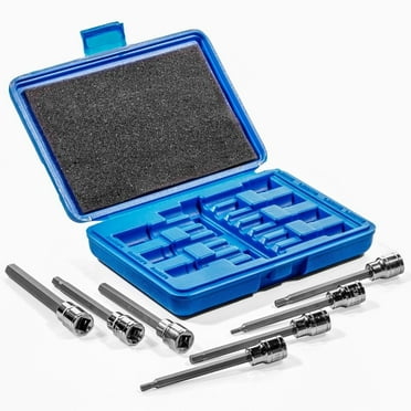 Stark USA 10PC Extra Long XZN Triple Square Spline Bit Socket Set, Premium S2 Alloy Steel | 4mm ...