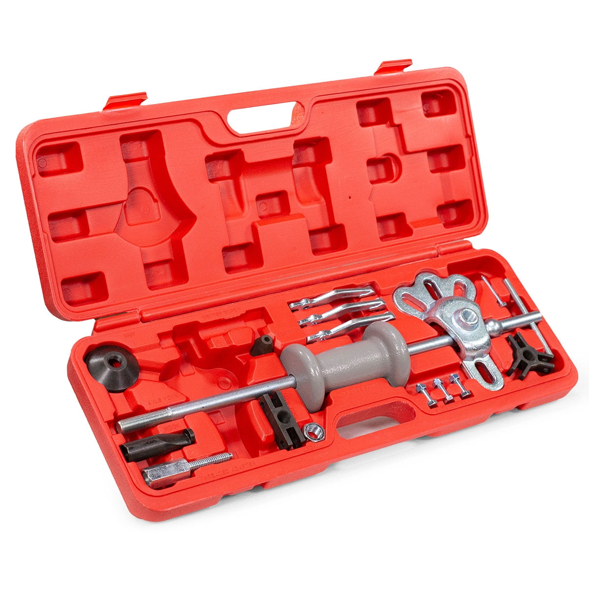 XtremepowerUS 16PC Universal Slide Hammer, Axle Puller, Rear Wheel Hub ...