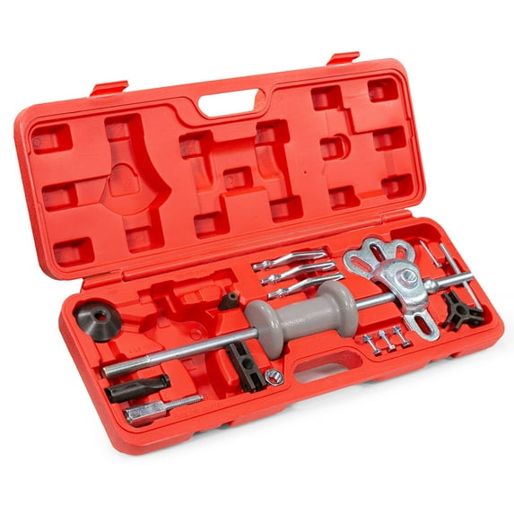 XtremepowerUS 16PC Universal Slide Hammer, Axle Puller, Rear Wheel Hub ...