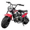 Oryxearth Mini Gas Bike, 105cc 4-Stroke Dirt Off Road Trail, 24mph, Weight Support 165 LBS, Red ...