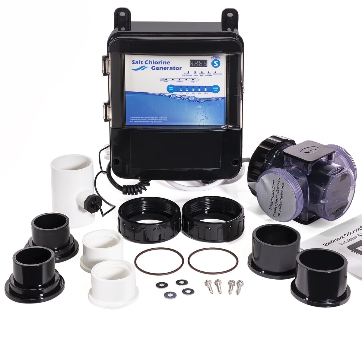 XtremepowerUS Chlorine Generator System Swimming Pool up to 18000 ...