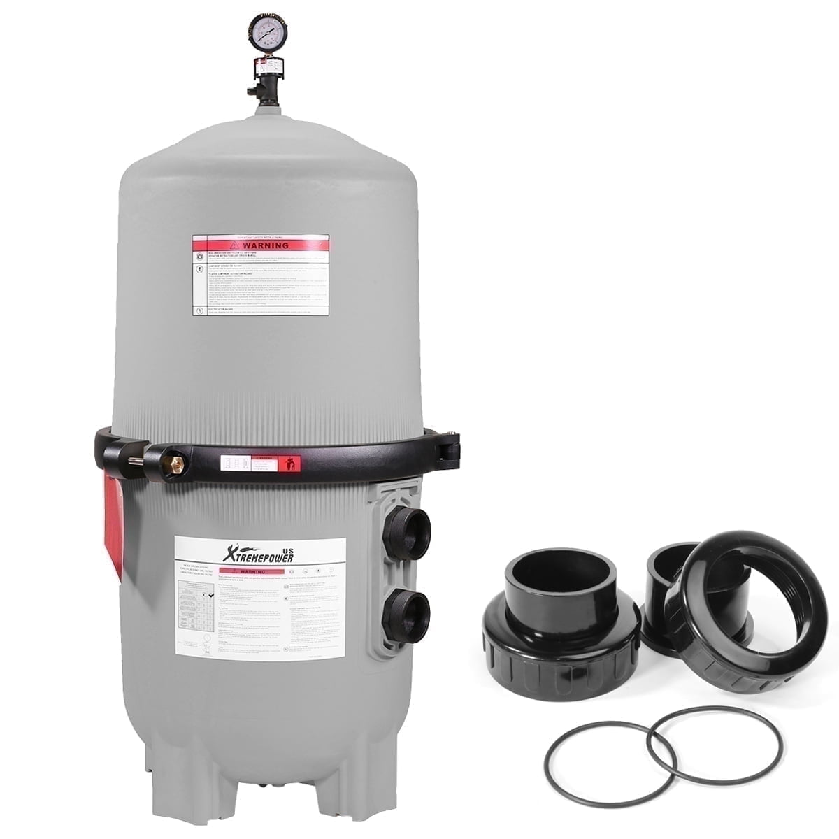 Free Shipping! XtremepowerUS In-Ground Pool DE Filter, 62 sq/ft, Max ...