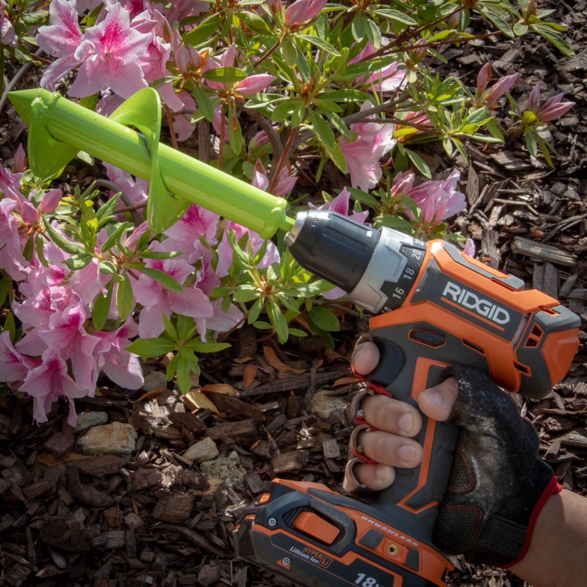 XtremepowerUS Garden Plant Bulb Auger, Rapid Planter, Post Hole Digger ...