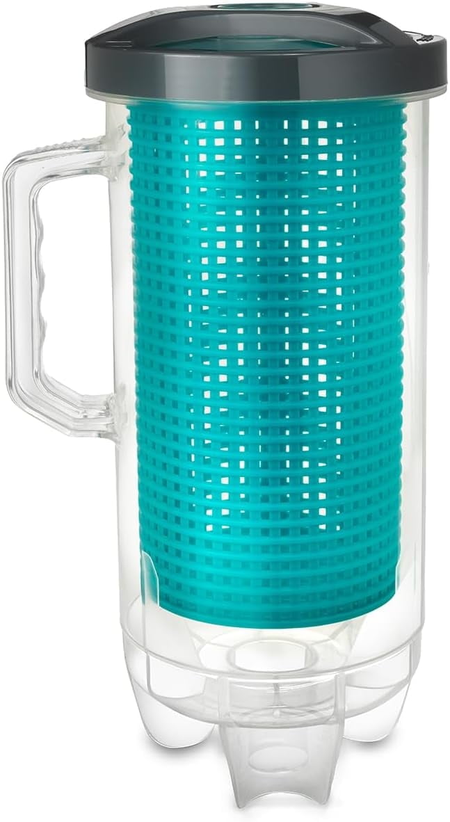 XtremepowerUS Pool Leaf Catcher, Heavy Duty Inline Pool Leaf Canister ...