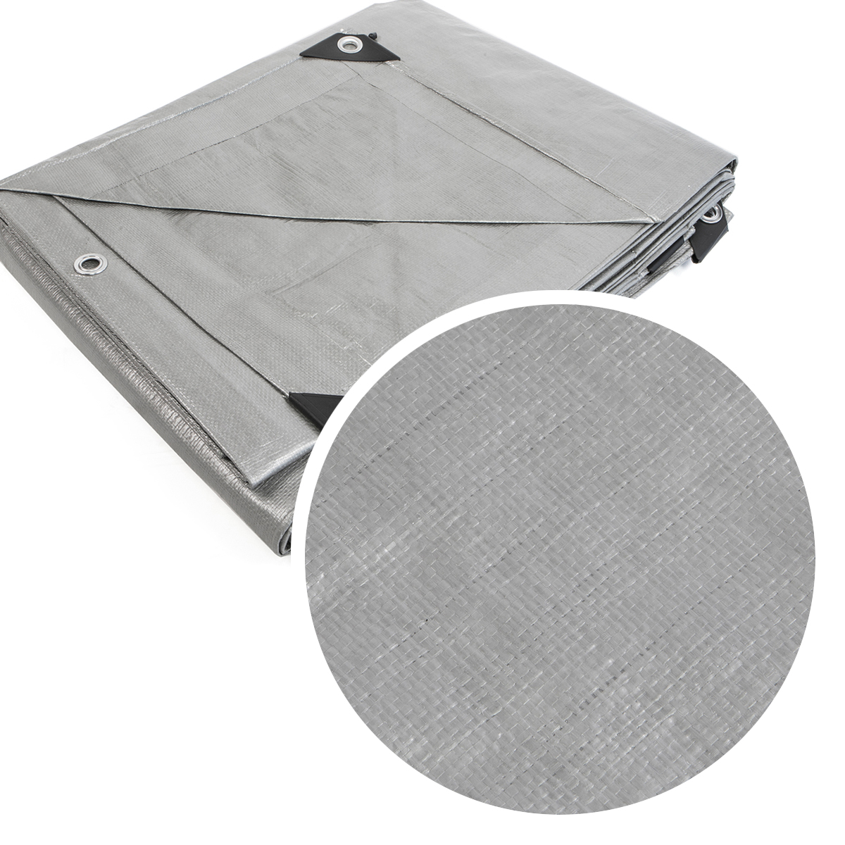 XtremepowerUS Multi-Purpose Tarps Tarpaulin 14-Mil Waterproof UV ...