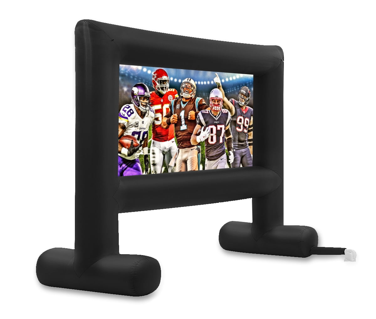 XtremepowerUS Outdoor 16t Inflatable Movie Projector Screen with Blower ...