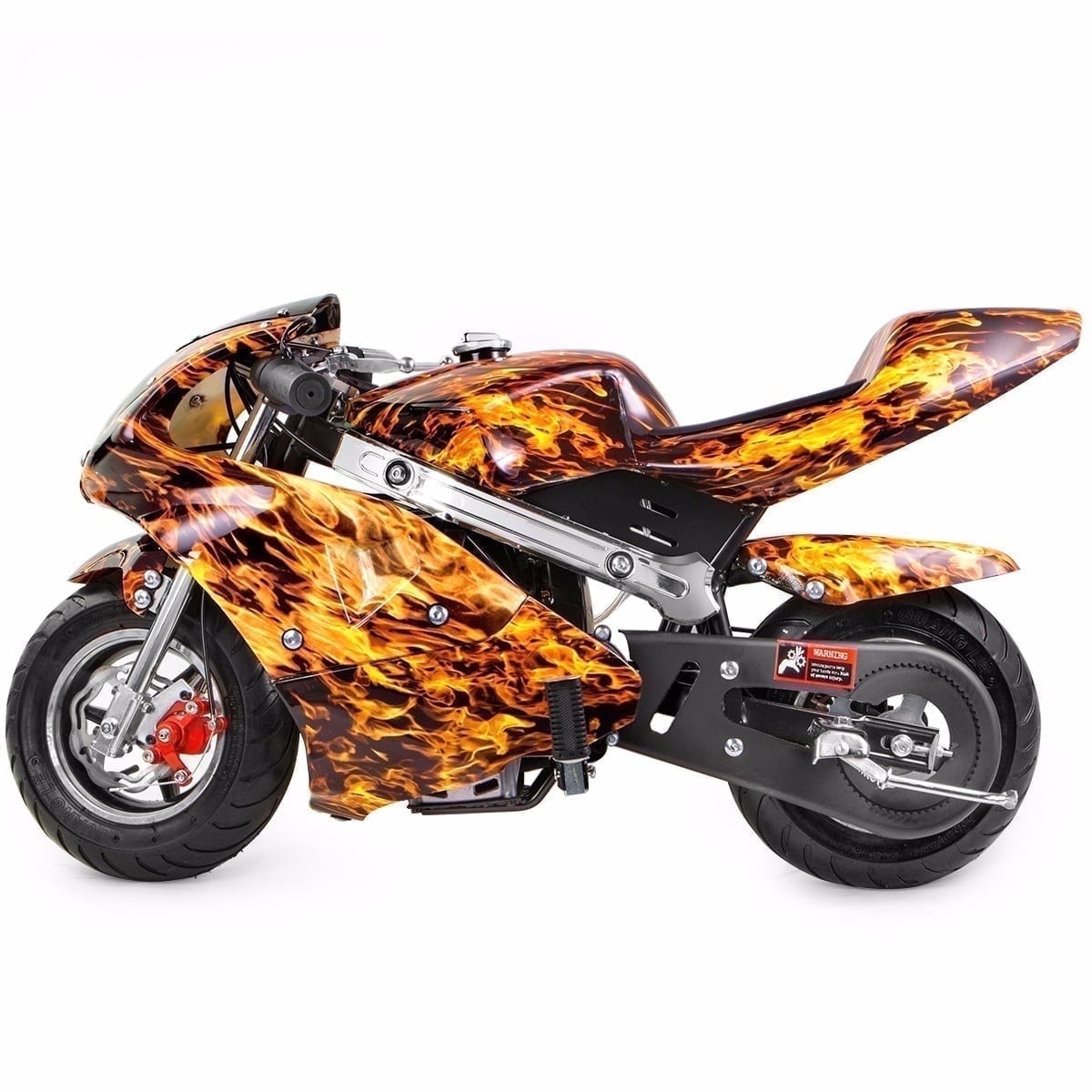 XtremepowerUS 40cc 4-Stroke Gas Pocket Bike, EPA Approved Mini Bike for ...