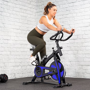 Costway Exercise Bicycle Indoor Stationary Bike Cycling Cardio ...