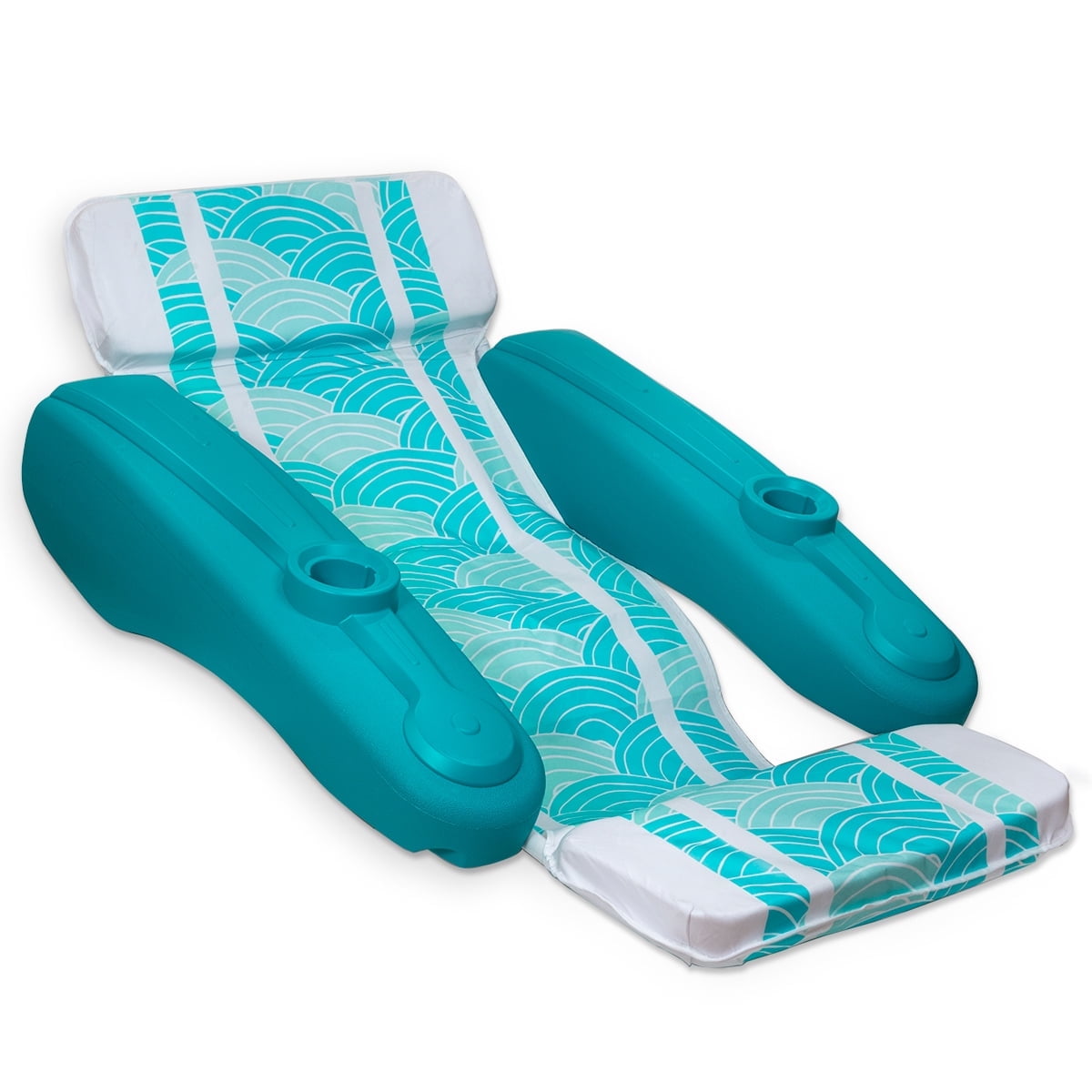 XtremepowerUS Sunchaser Floating Chaise Pool Lounger for Adult with ...