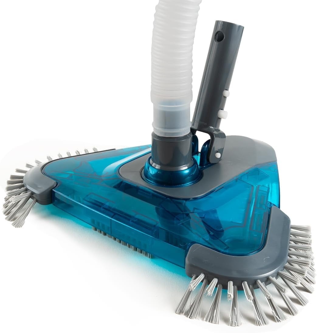 XtremepowerUS Pool Vacuum Head With Side Brush & Universal Rotatable ...