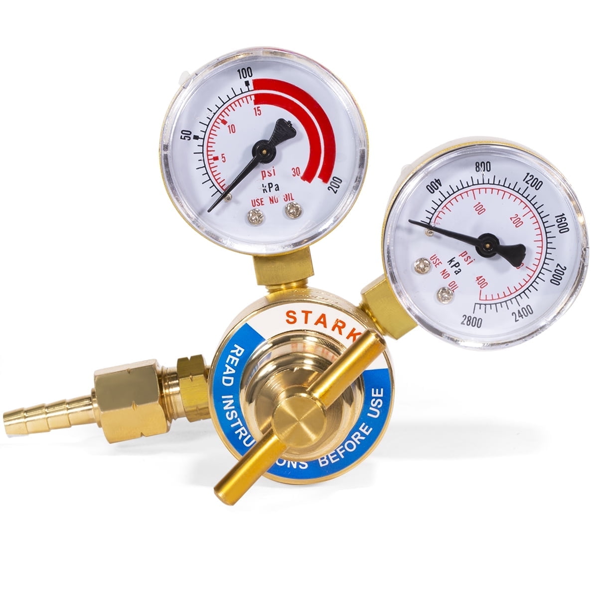 XtremepowerUS Welding Oxygen Acetylene Gauge Regulator for Gas Torch ...