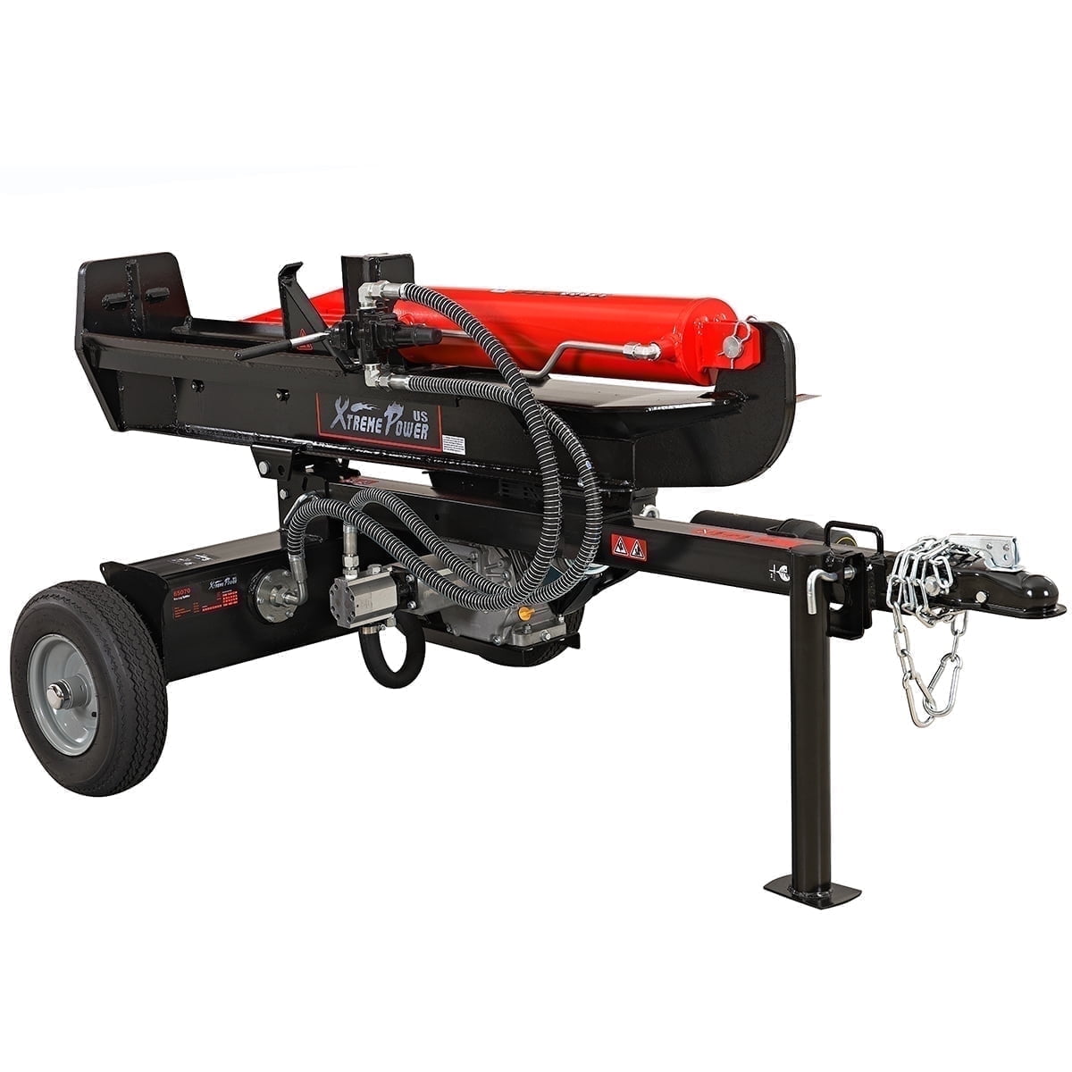 XtremepowerUS Hydraulic Wood Splitter 30 Ton Horizontal/Vertical Gas ...