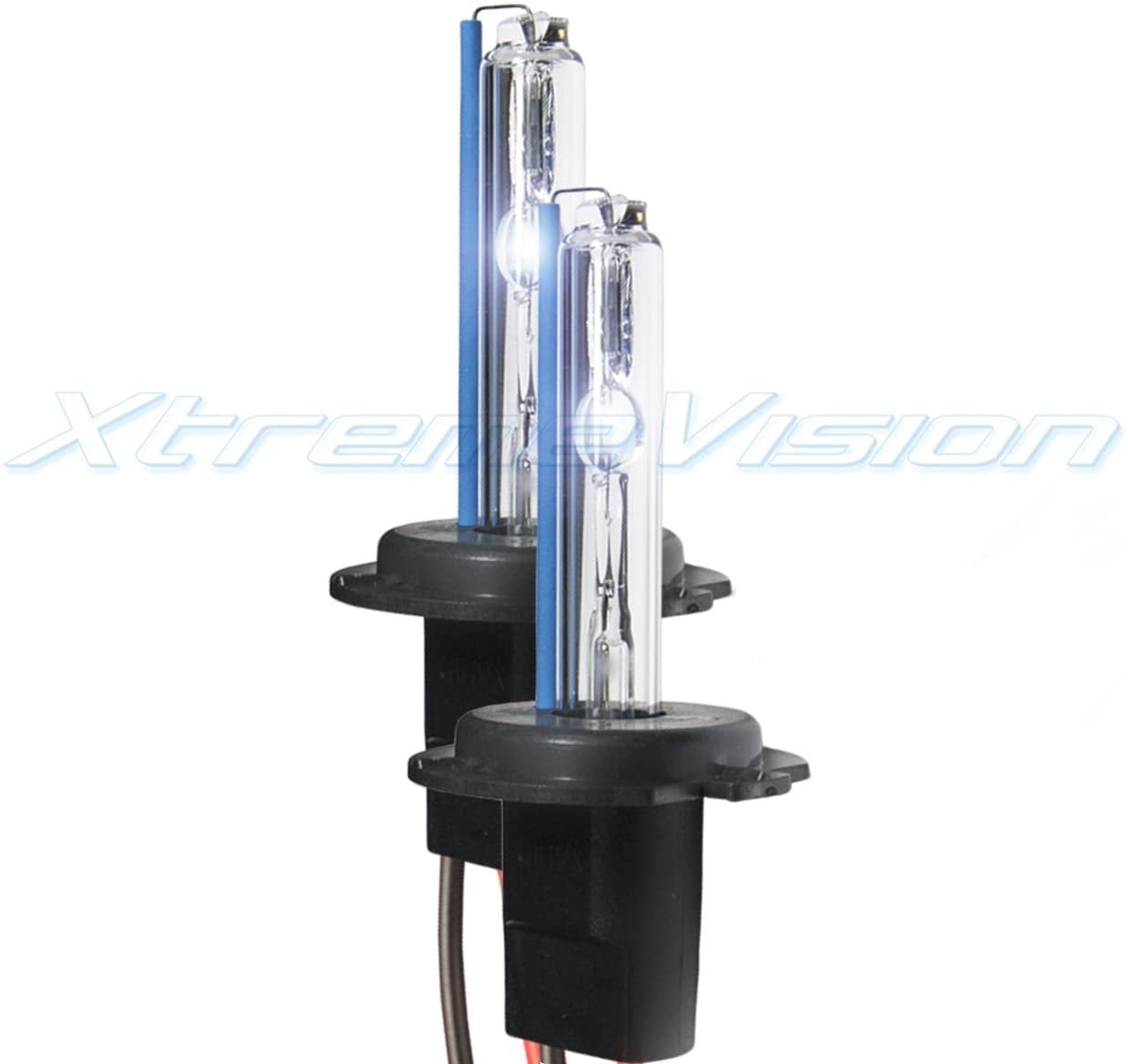 Xtremevision AC HID Xenon Replacement Bulbs - H7 6000K - Light Blue 1 ...