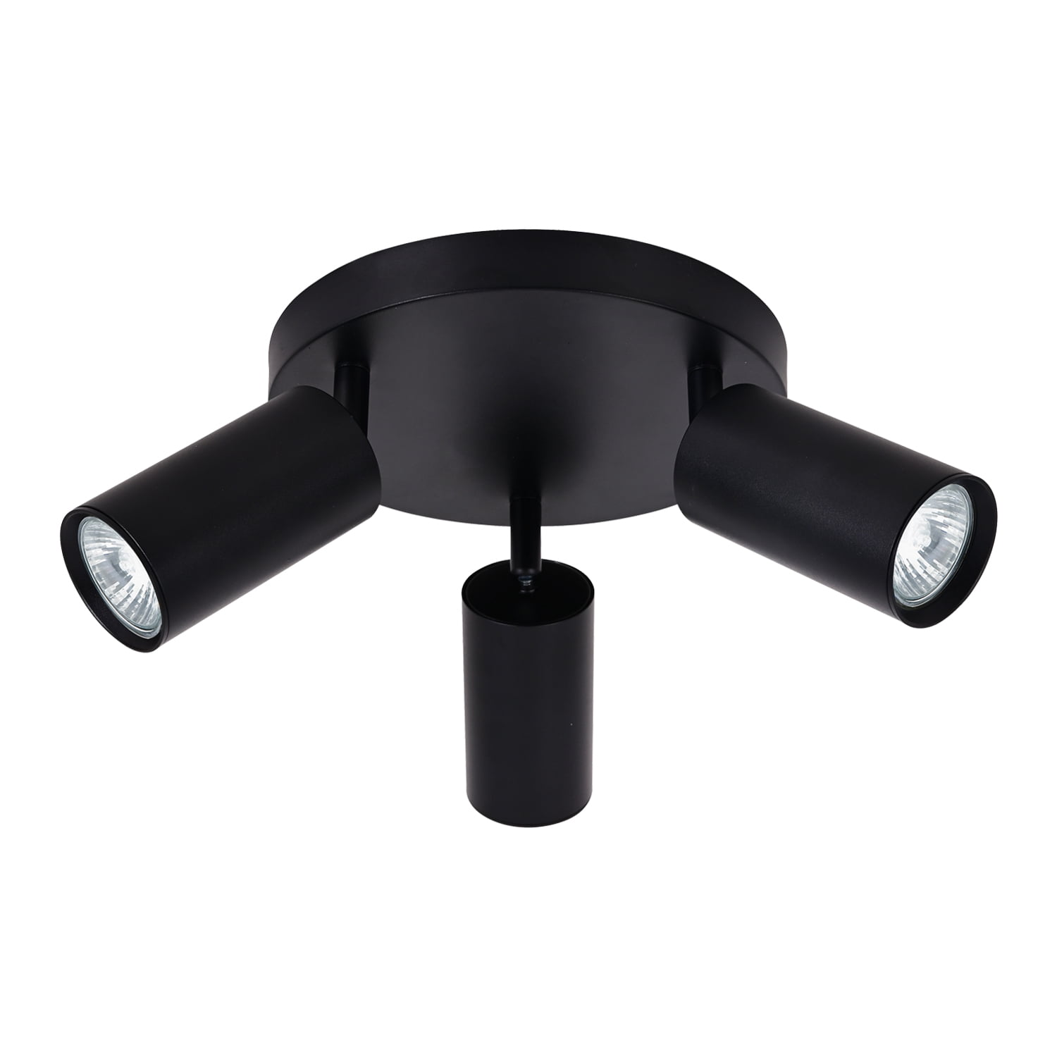 Xtricity 3 Spotlight Ceiling Fixture with GU10 Bulb Base, Black Finish ...