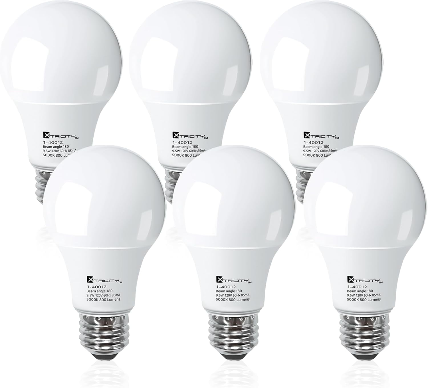 Xtricity A19 LED Light Bulb, 9W (60W Eqv), E26 Base, 5000K, Non ...