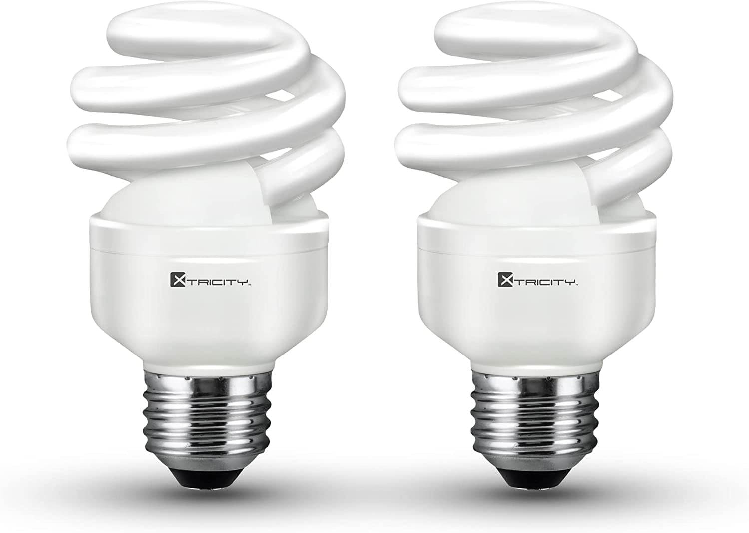 Xtricity Compact Fluorescent Light Bulb, T2 Spiral CFL, 9W, E26 Base ...