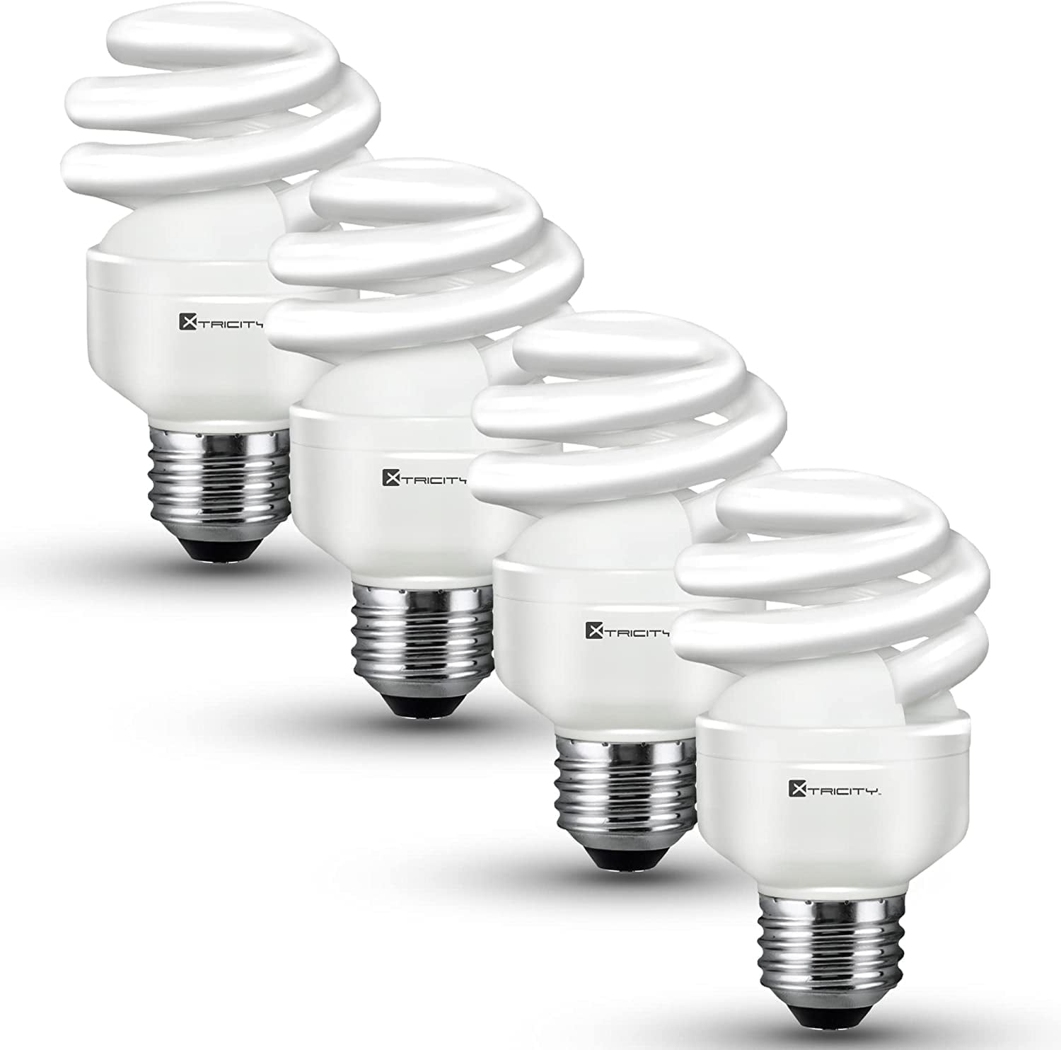 Xtricity Compact Fluorescent Light Bulb T2 Spiral CFL, E26 Base, 5000K ...