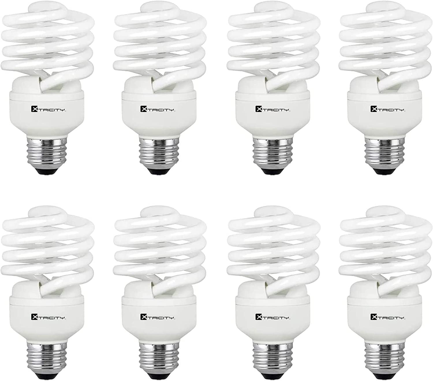 Xtricity 23W CFL Bulb, T2 Spiral, 2700k Soft White, E26 Base, Energy ...