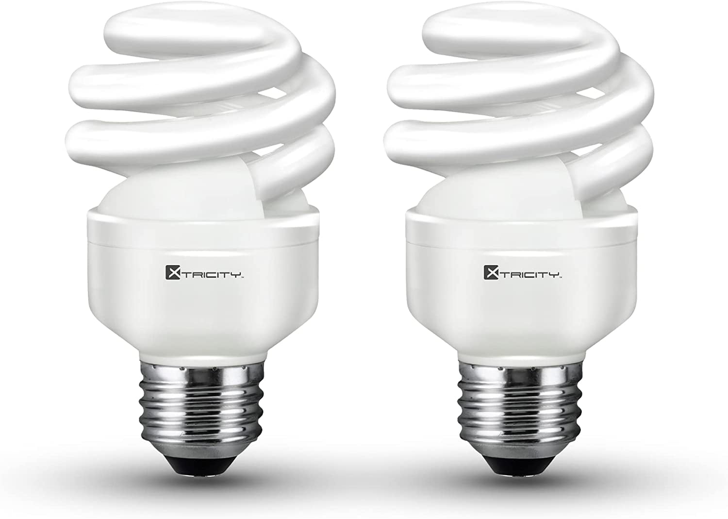 Xtricity Compact Fluorescent Light Bulbs T2 Spiral, E26 Base, 2700k ...