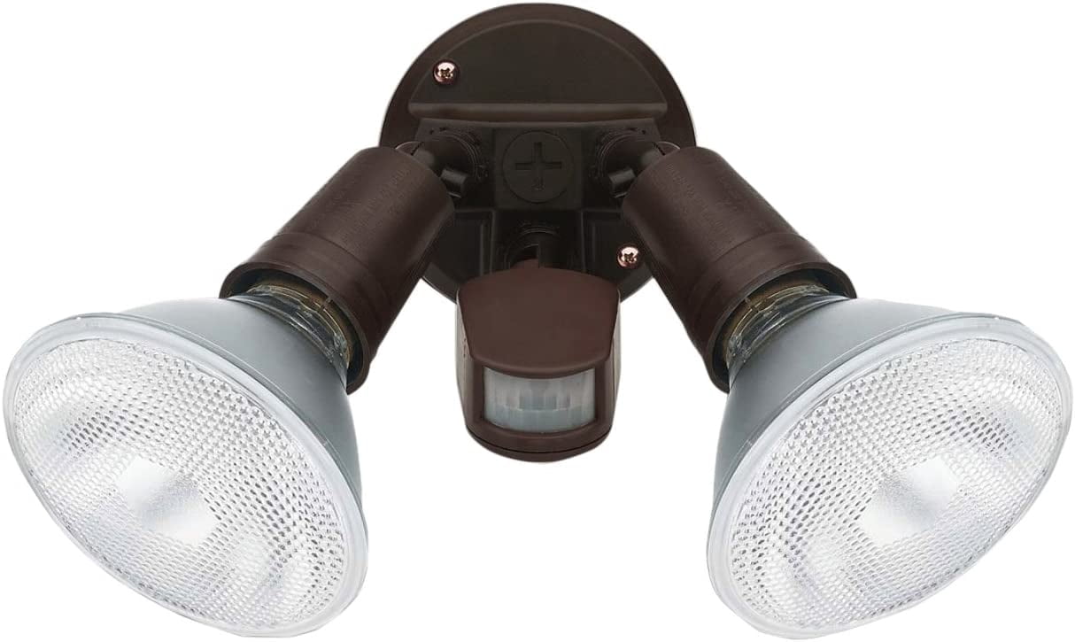 Xtricity Dual-Head Motion Sensor LED Outdoor Security Light, Dusk to ...