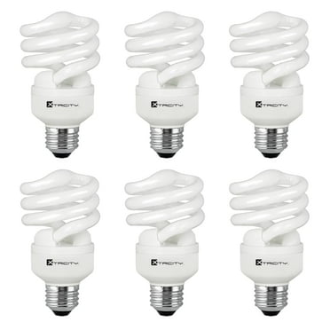 Xtricity CFL T5 Spiral Light Bulbs, 4100K Cool White, 65W (300W Eqv ...