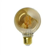 LEDVANCE Sylvania LED Vintage Filament G30 Globe Light Bulb, 60W = 6.5W ...