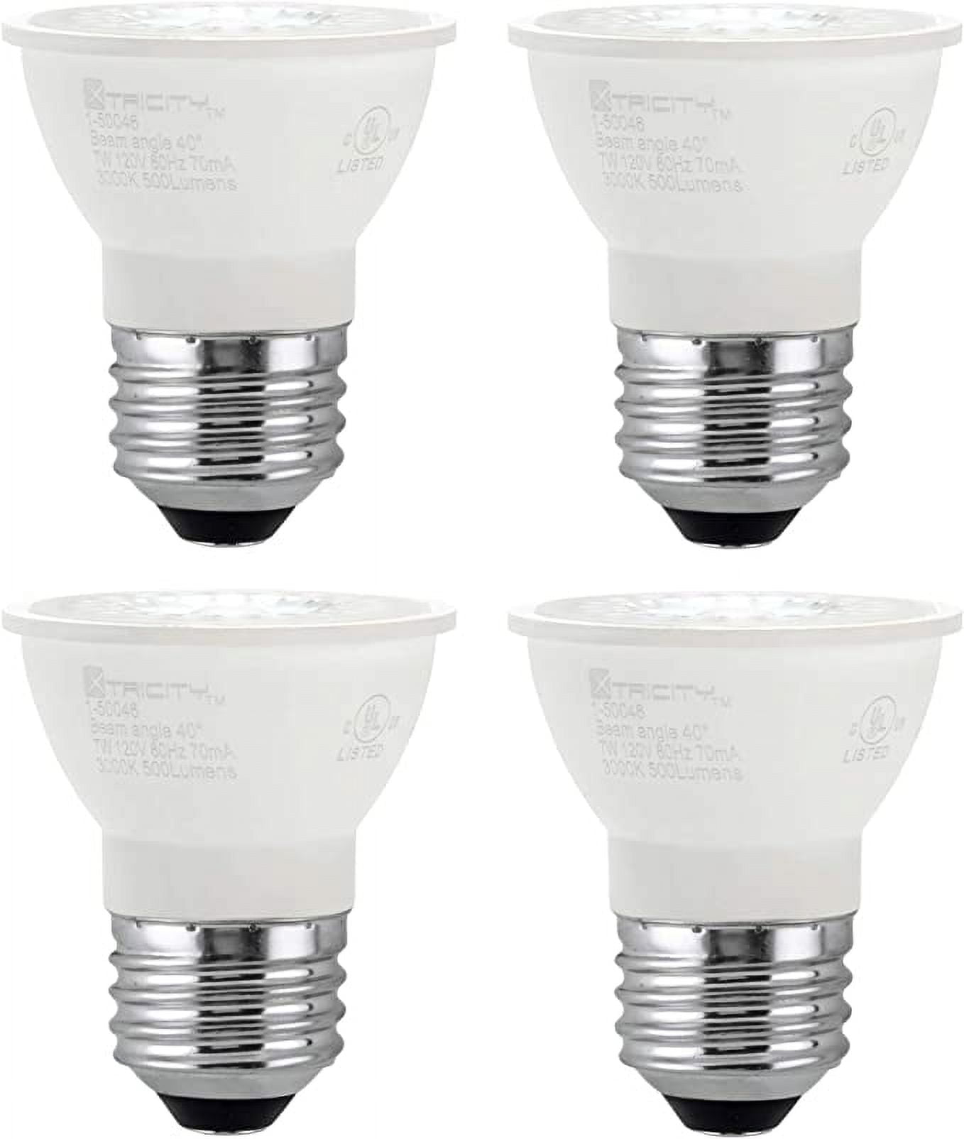 Xtricity PAR16 LED Spotlight Bulb, 7W(50W Eqv), Dimmable, E26, 3000K ...