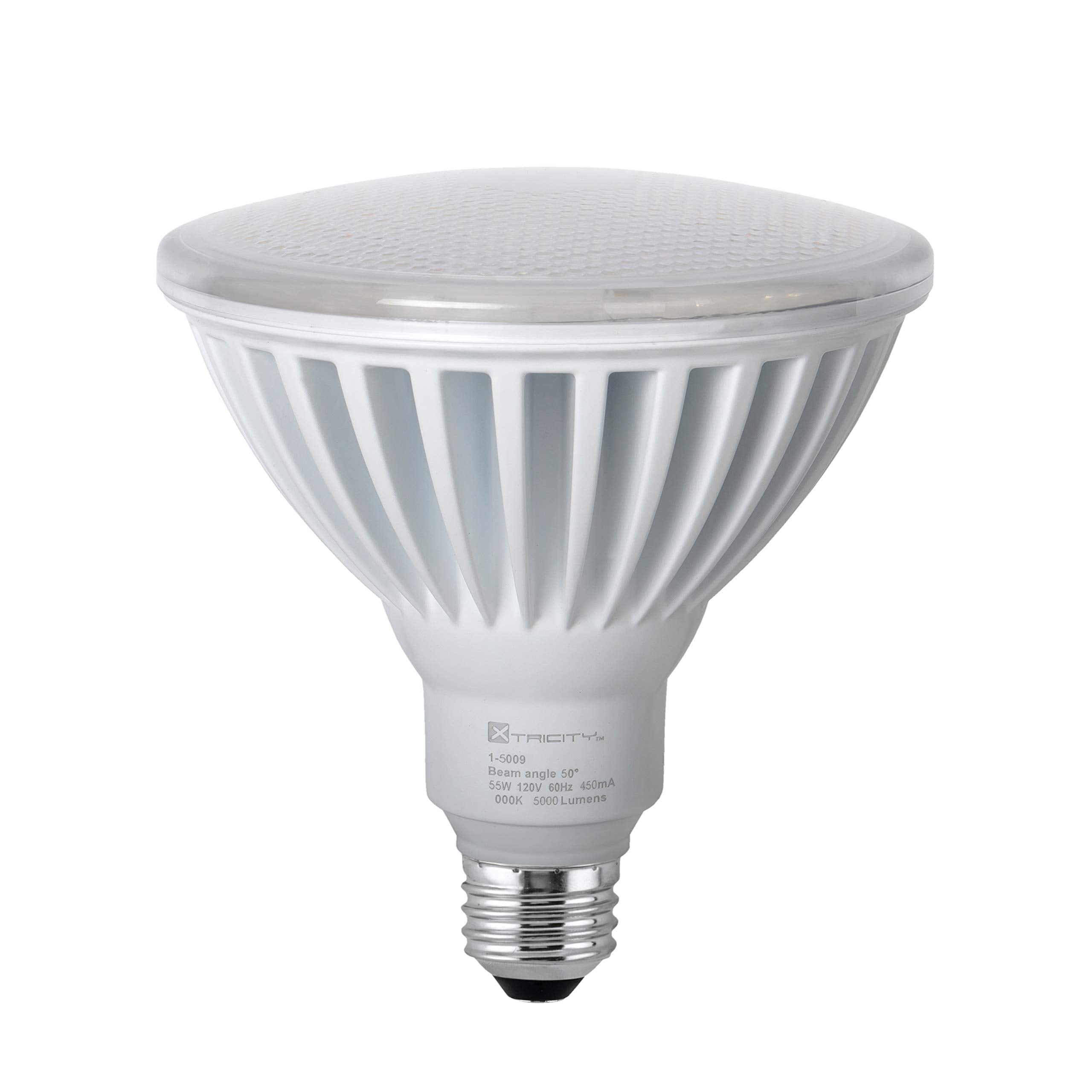 Xtricity PAR38 LED Flood Light Bulb Outdoor, 55W (325W Equivalent), E26 Base, 5000K Daylight ...