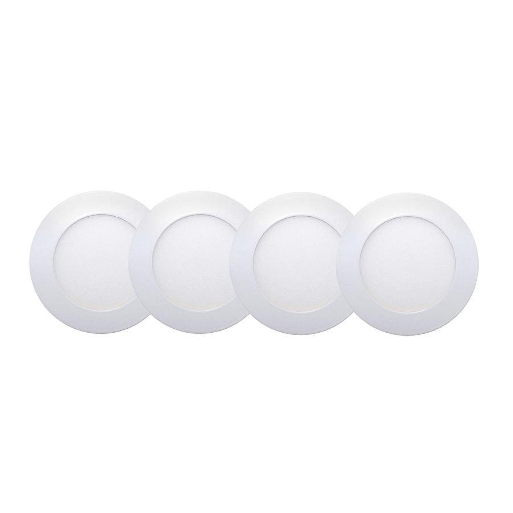 Xtricity - Set of 4 LED Recessed Lights, 4 '' Diameter, Dimmable, 10W ...