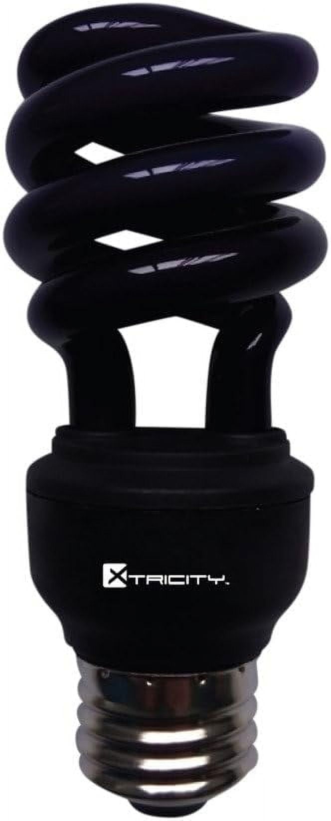 Xtricity T2 Spiral Black Compact Fluorescent Light Bulb, CFL, 13W (60W ...