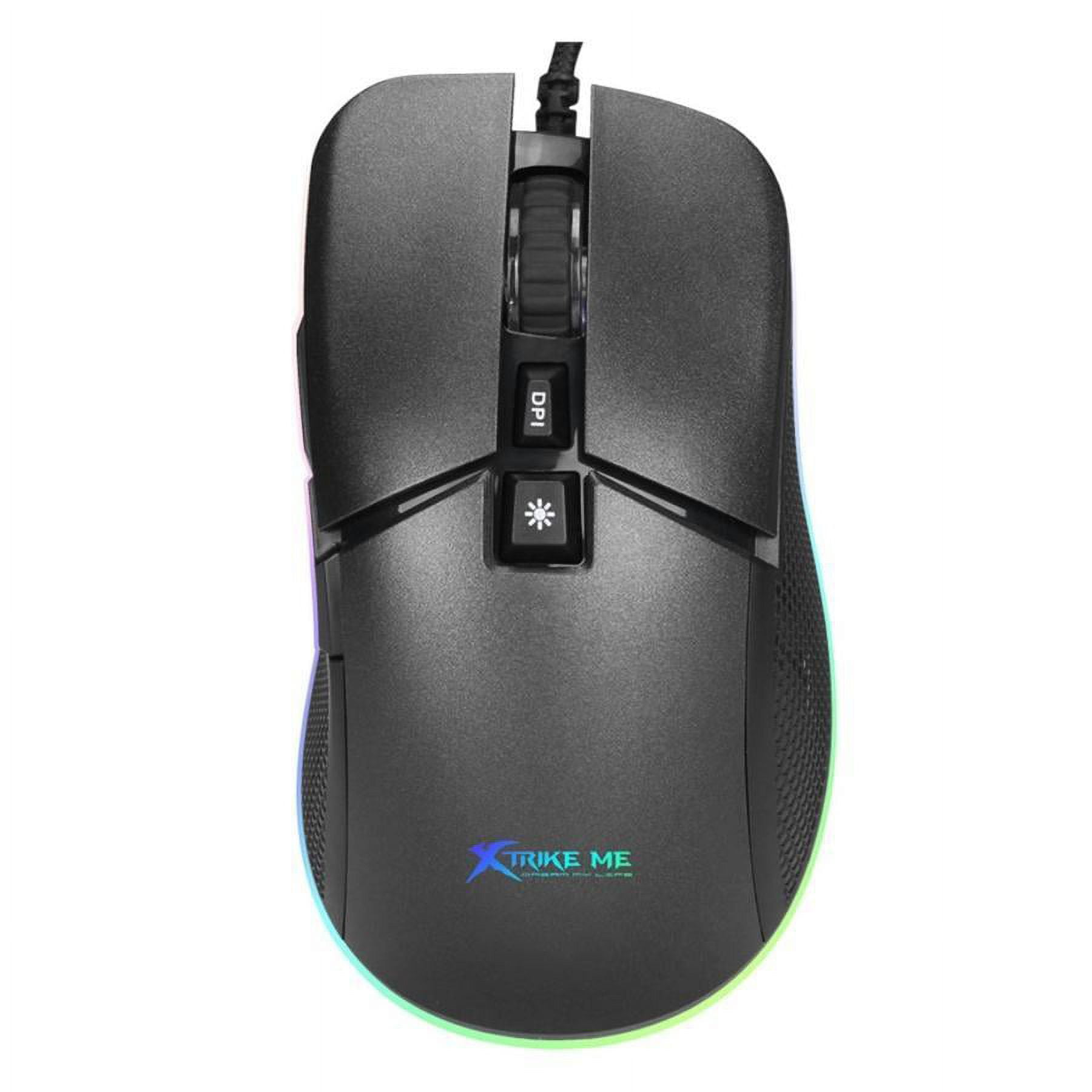 Xtrike Me GM-310 - Optical Gaming Mouse, Wired with 7 Buttons and Backlight, DPI 800 to 6400 ...