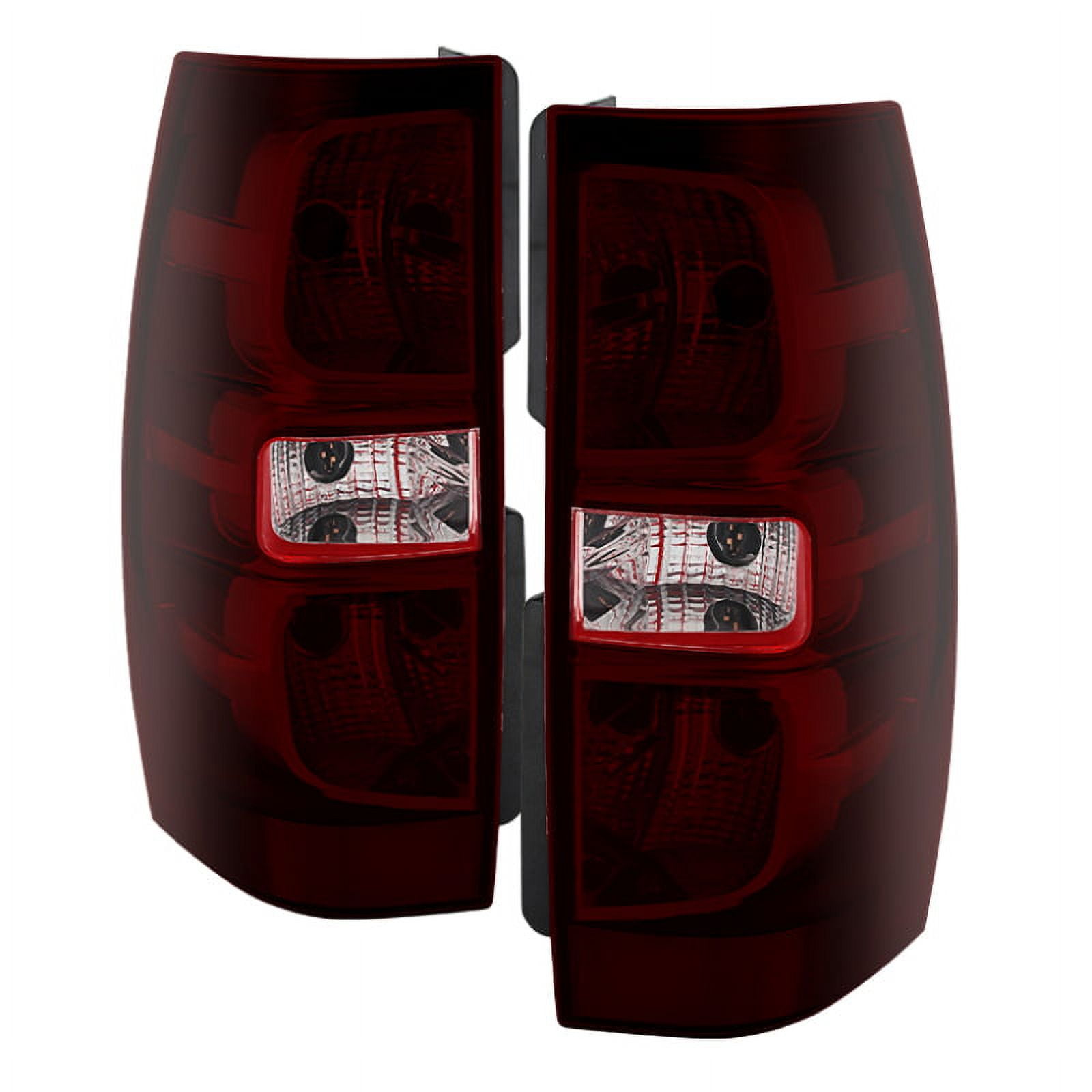 Xtune Chevy Suburban 07-13 OEM Style Tail Lights Red Smoked ALT-JH ...