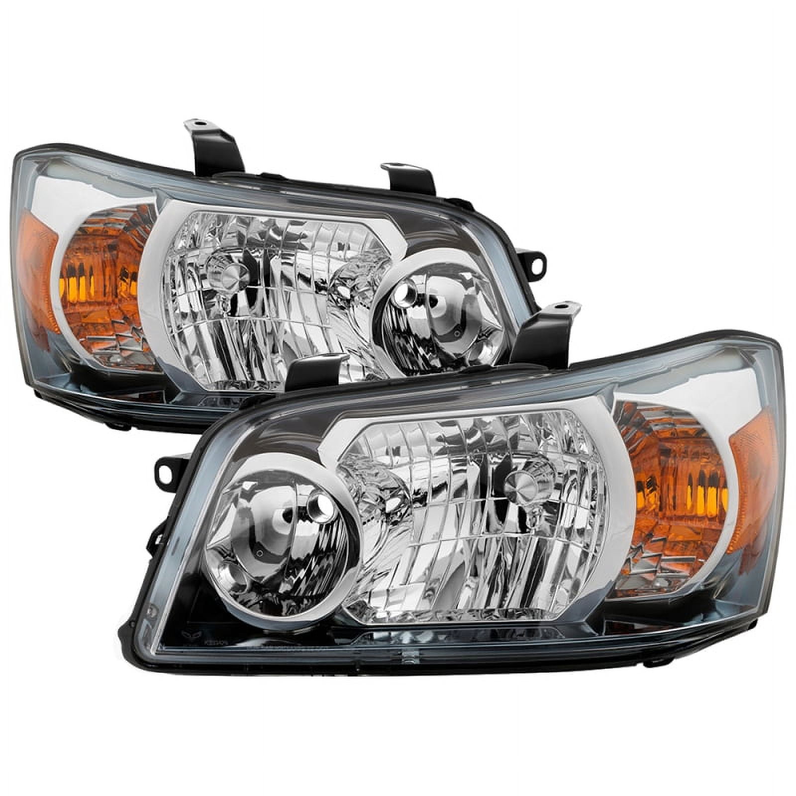 Xtune Toyota Highlander 04-06 (Non Hybrid Models) OEM Style Headlights ...