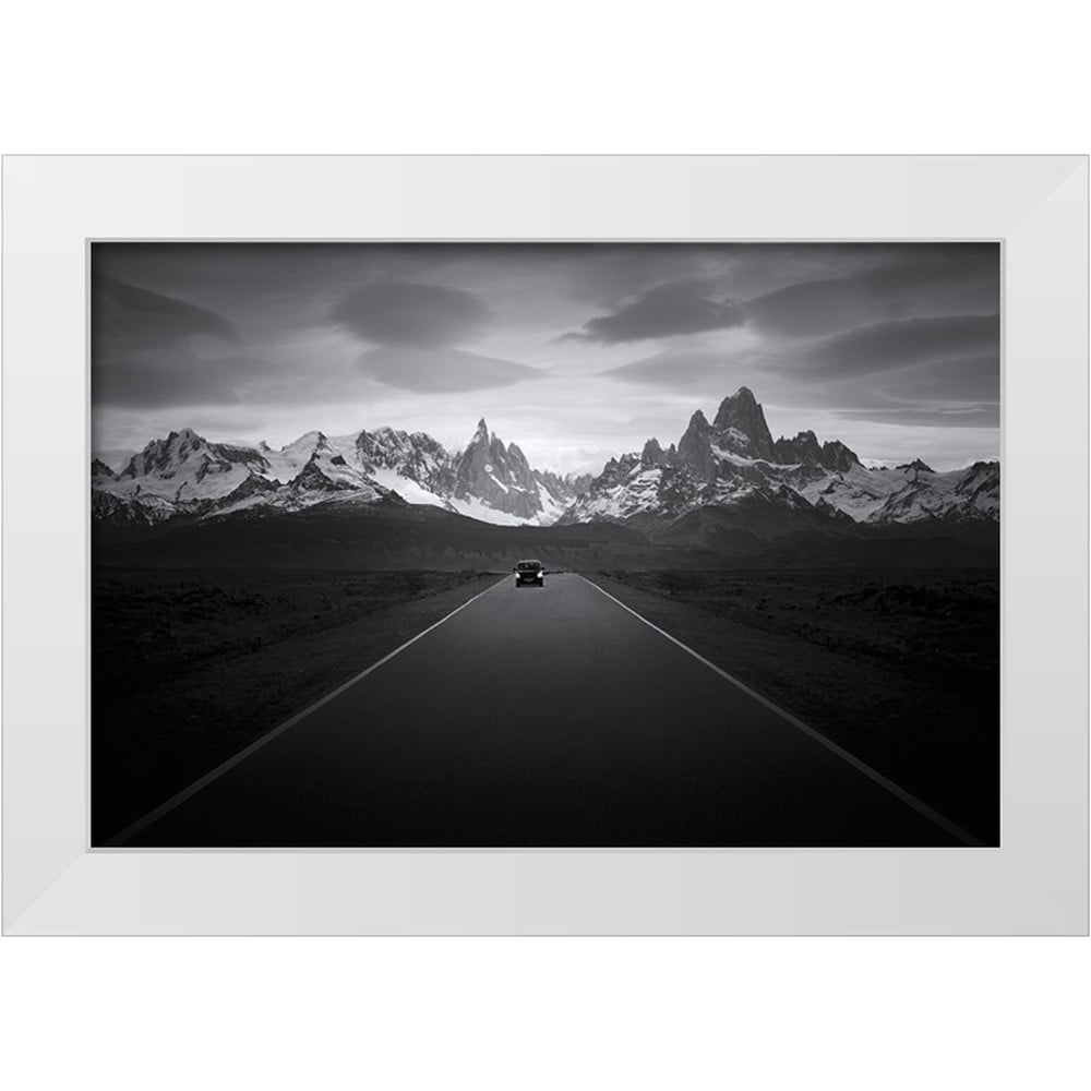 Xu, Leah 32x23 White Modern Wood Framed Museum Art Print Titled ...