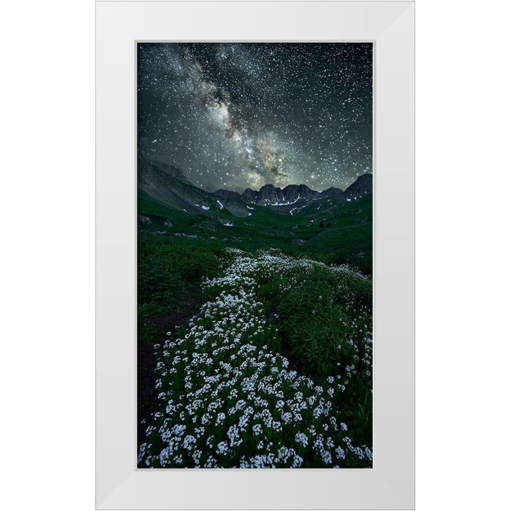 Xu, Mei 15x24 White Modern Wood Framed Museum Art Print Titled ...